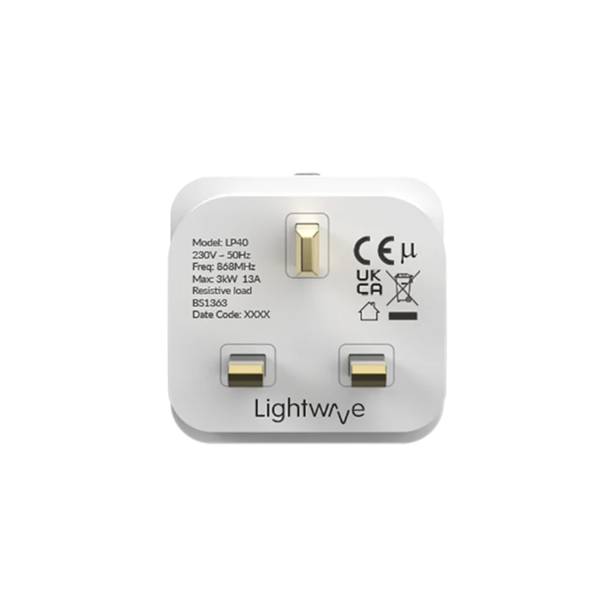 Lightwave Smart Plug-in with Energy Monitoring - Smart & Secure Centre
