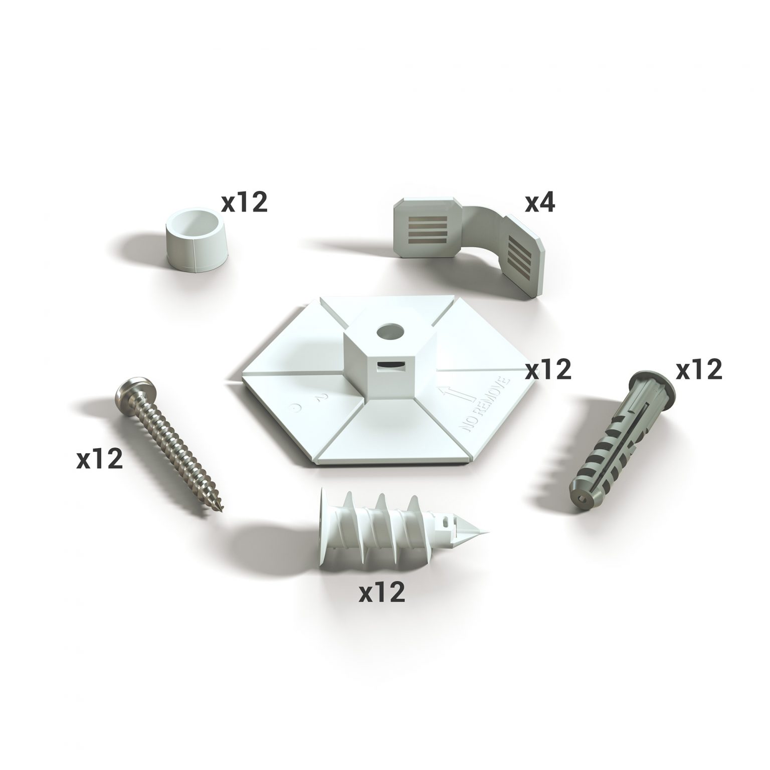Nanoleaf Light Panels Screw Mount Kit - Smart & Secure Centre