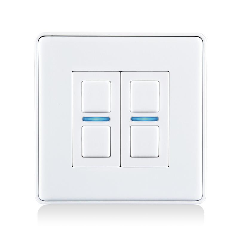 Lightwave Smart Series - Smart Dimmer (1 / 2 / 3 / 4 Gang - White Metal ...