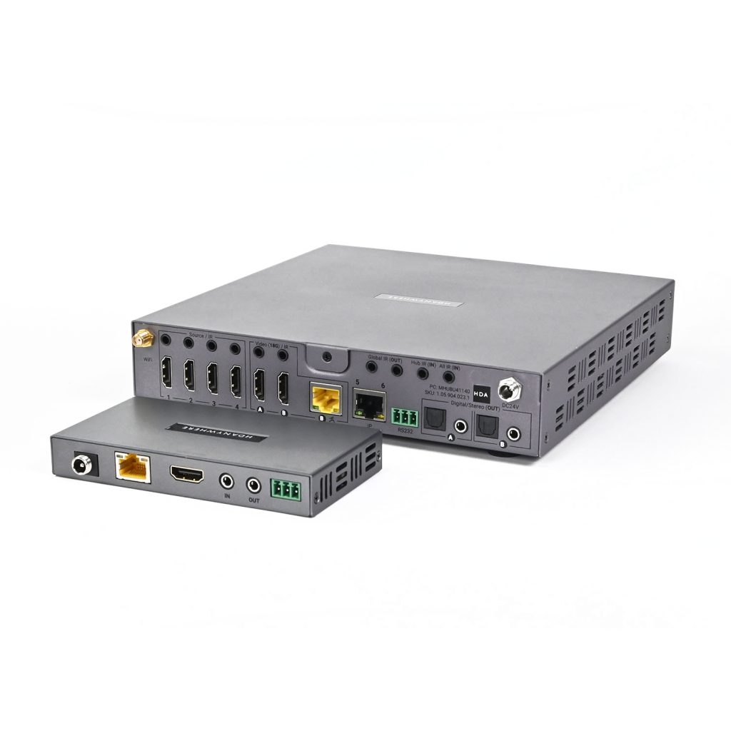 HDANYWHERE - MHUB U (4x1+1) - Smart & Secure Centre