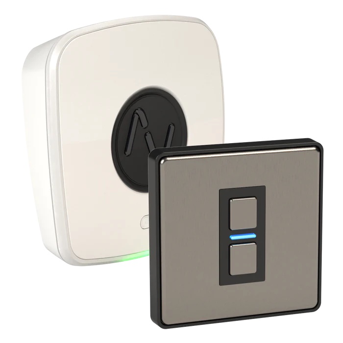Lightwave Smart Lighting Starter Kit (1 Gang Dimmer - White / Stainless ...