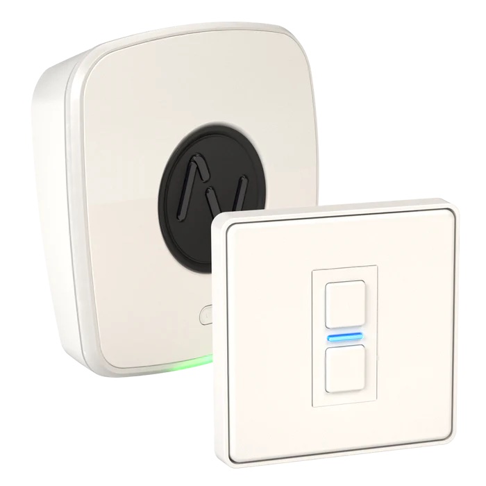 Lightwave Smart Lighting Starter Kit (1 Gang Dimmer - White / Stainless ...