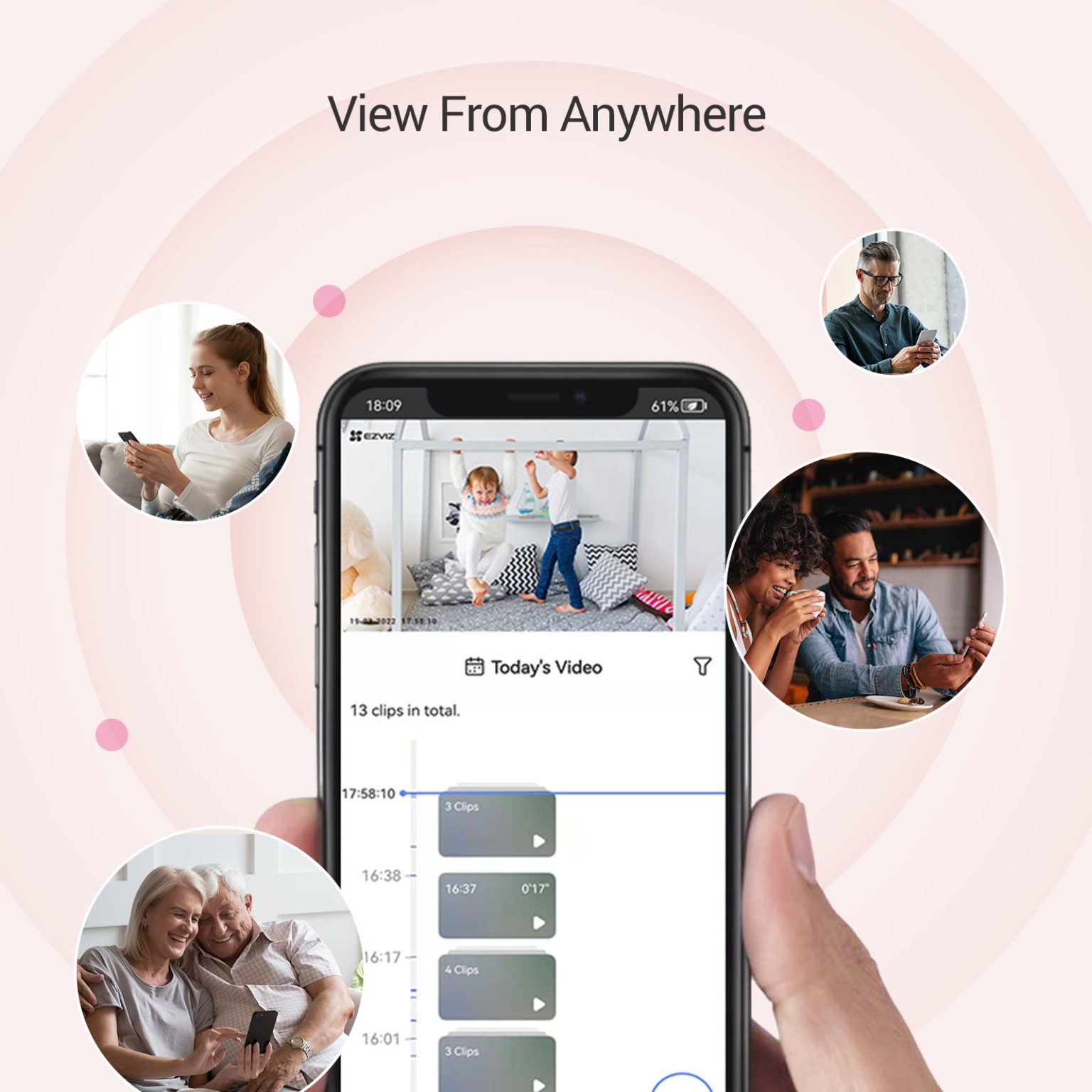 EZVIZ BM1 Battery-Powered Smart Baby Monitor - Smart & Secure Centre