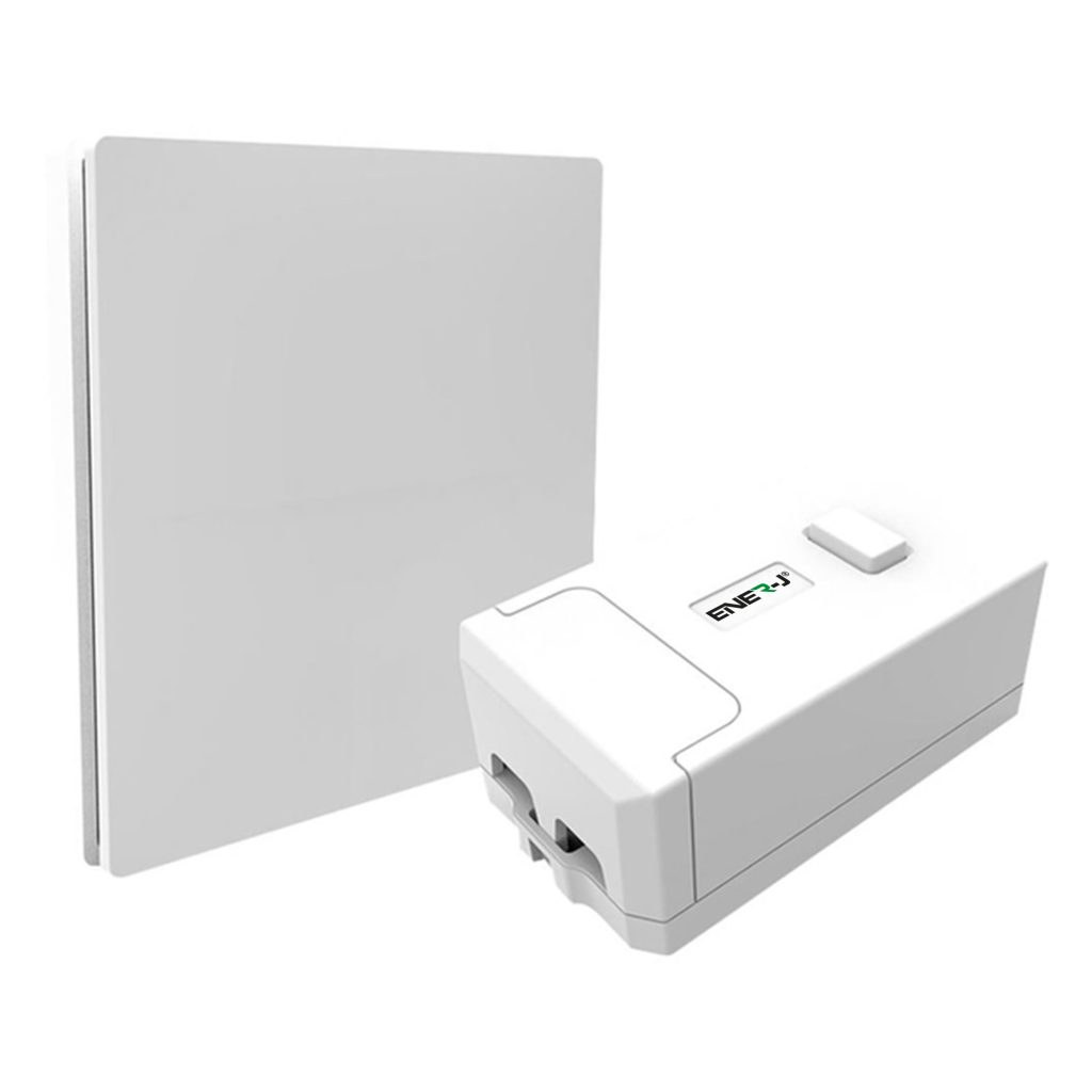 ENER-J - Wireless Kinetic Switch Kit (1 Gang Switch + Receiver) - Smart ...