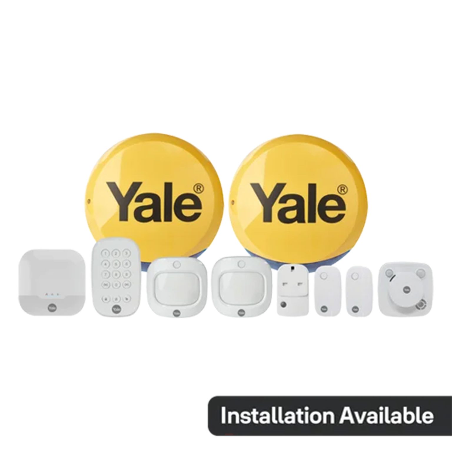 Yale Sync Smart Home Alarm Full Control 10 piece Kit - Smart & Secure ...