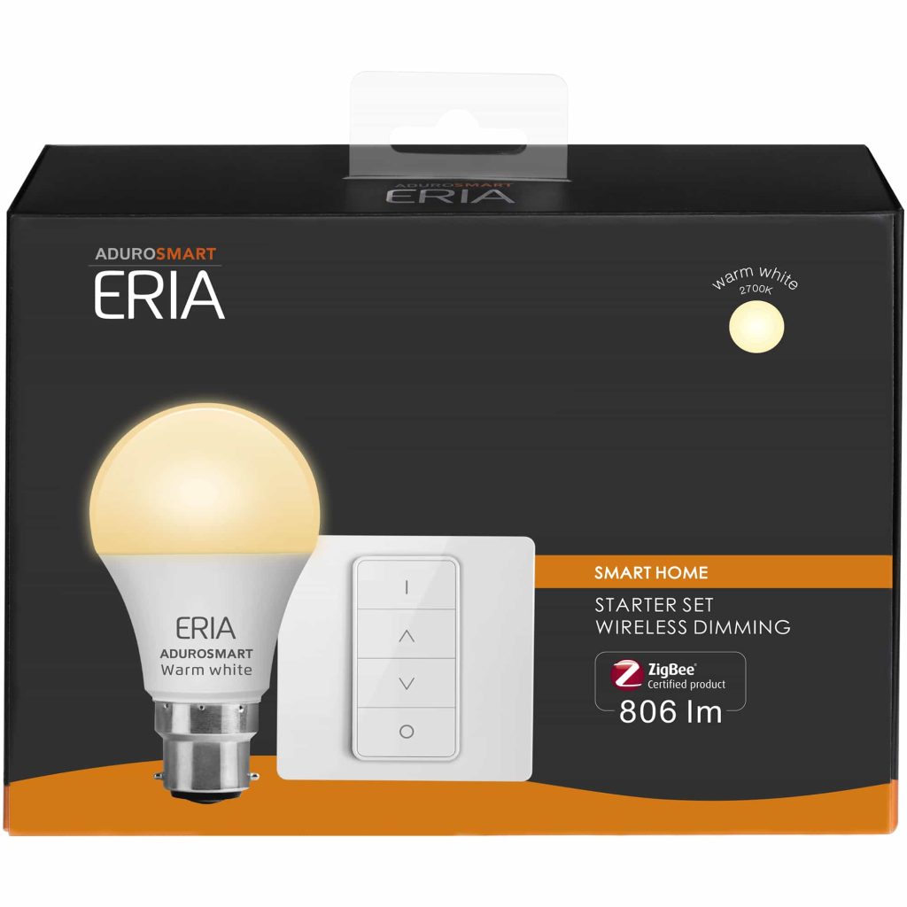AduroSmart ERIA Smart Wireless Dimming Starter Kit (Warm White B22 ...