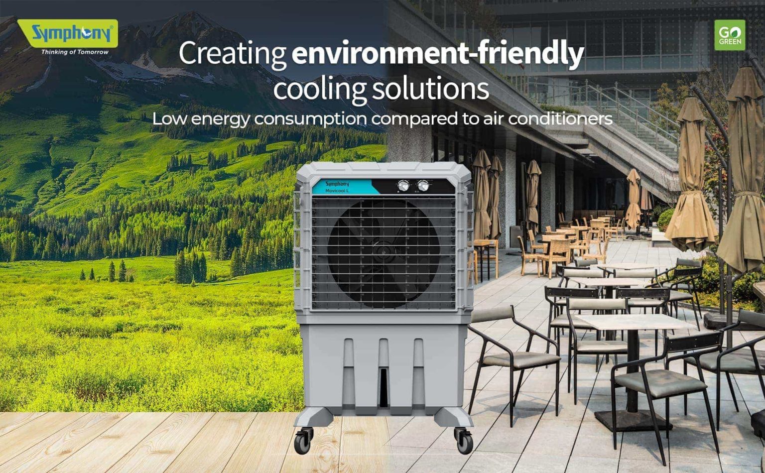 Symphony Movicool L125 - Commercial Evaporative Air Cooler - Smart ...