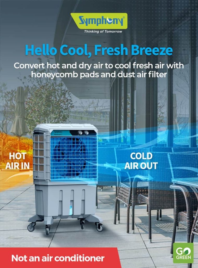 Symphony Movicool L125 - Commercial Evaporative Air Cooler - Smart ...
