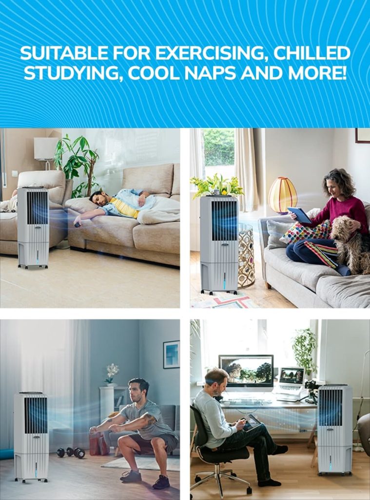 Symphony Diet 22i - Portable Evaporative Air Cooler - Smart & Secure Centre