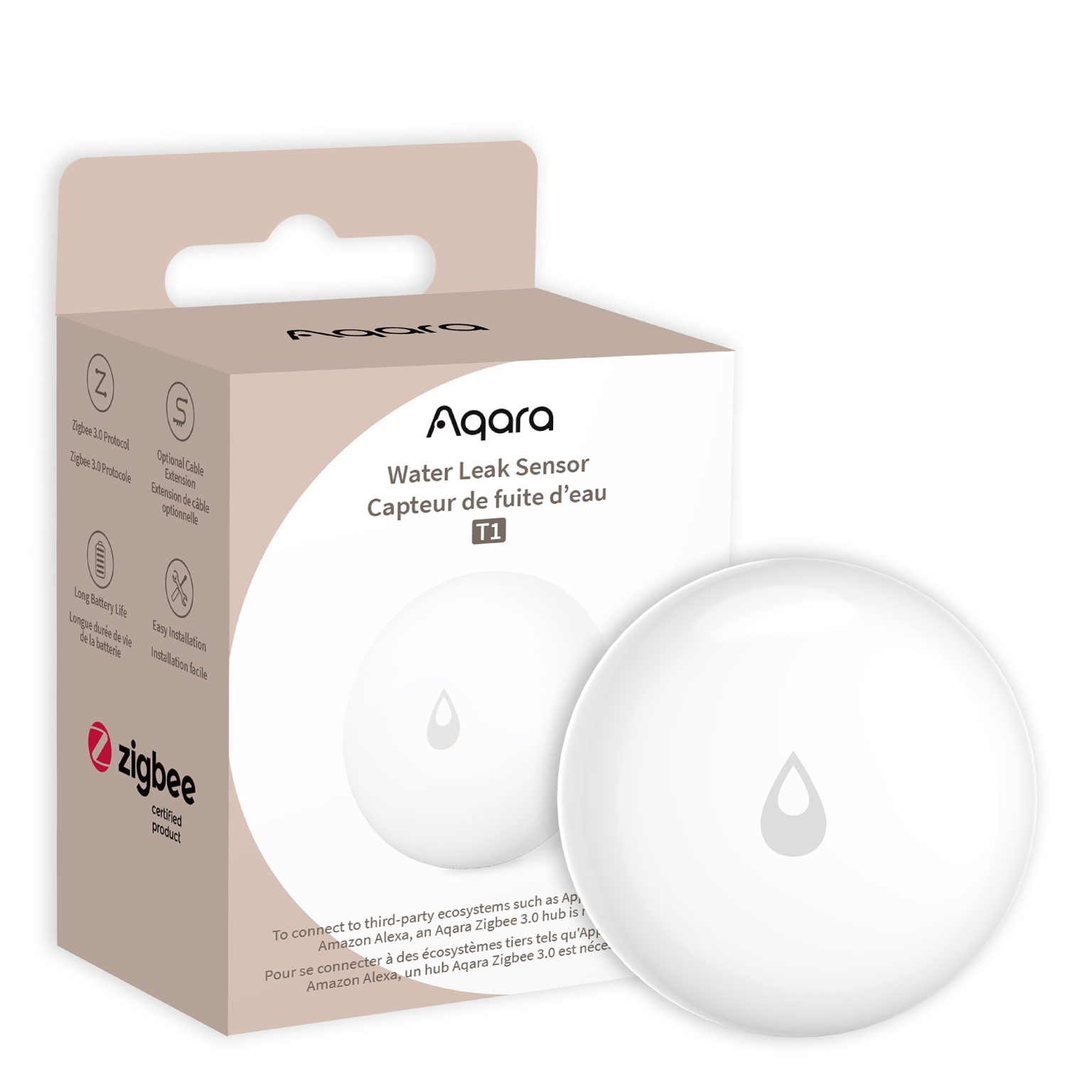 Aqara Water Leak Sensor T1 - Smart & Secure Centre