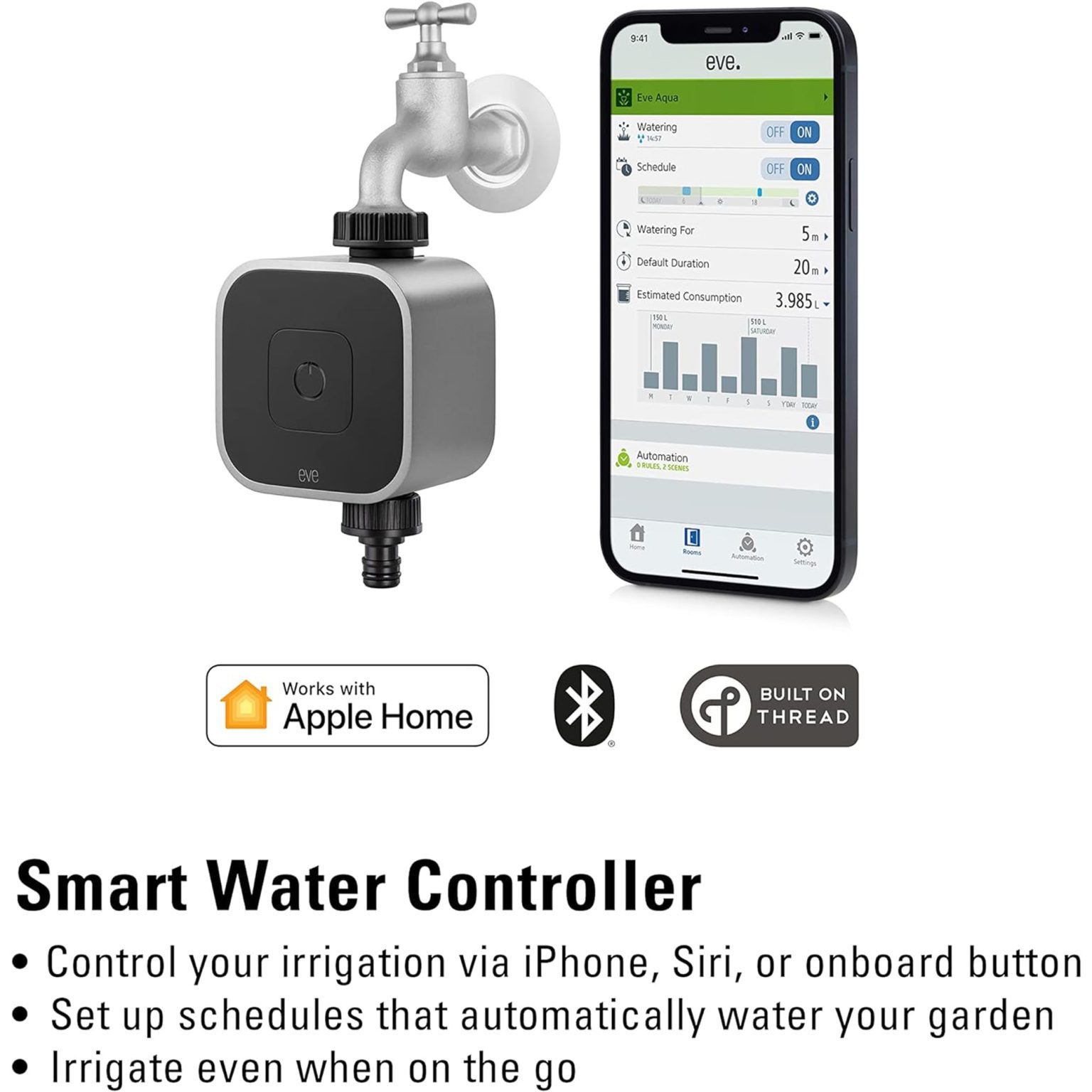 Eve Aqua - Smart Water Controller (3rd generation) - Smart & Secure Centre