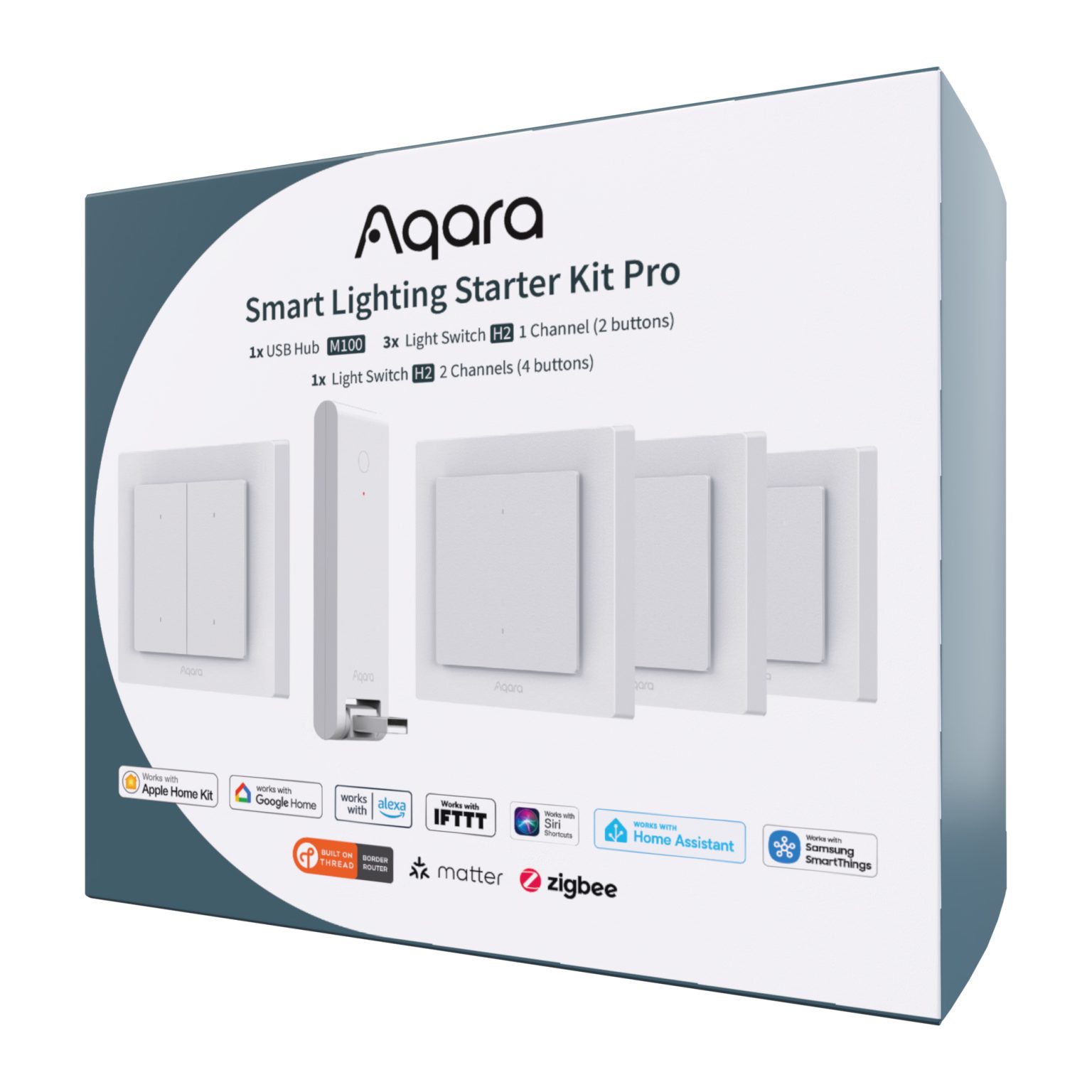 Aqara Smart Lighting Starter Kit Pro - Smart & Secure Centre